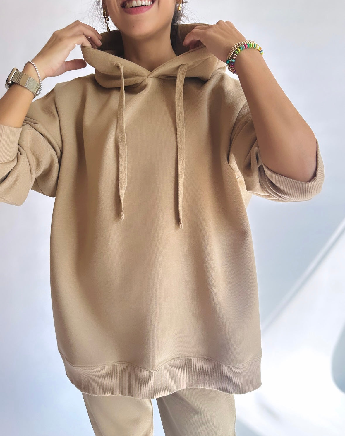 The Ultimate Hoodie In Latte (Unisex)