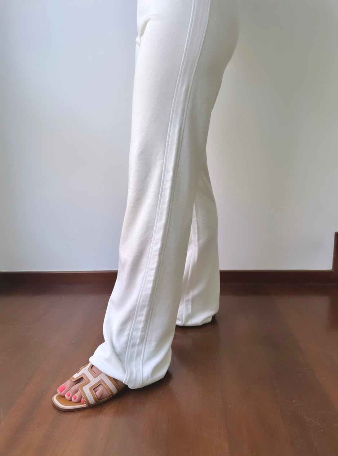 The Wide Leg Pant In Bone
